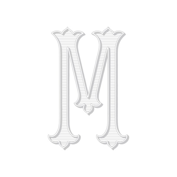 Monogram Letter M - Etsy