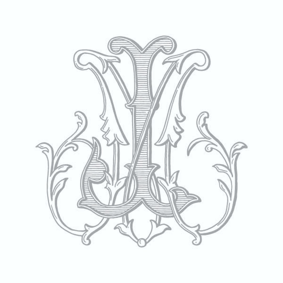 Antique Monogram Design - MJ - JM - Vintage Wedding Logo - Etsy