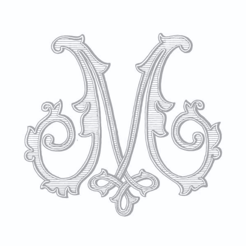 Monogram Letter M - Etsy