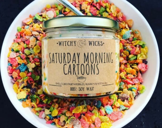 Saturday Morning Cartoons ® 100% Soy Wax Candle - Etsy