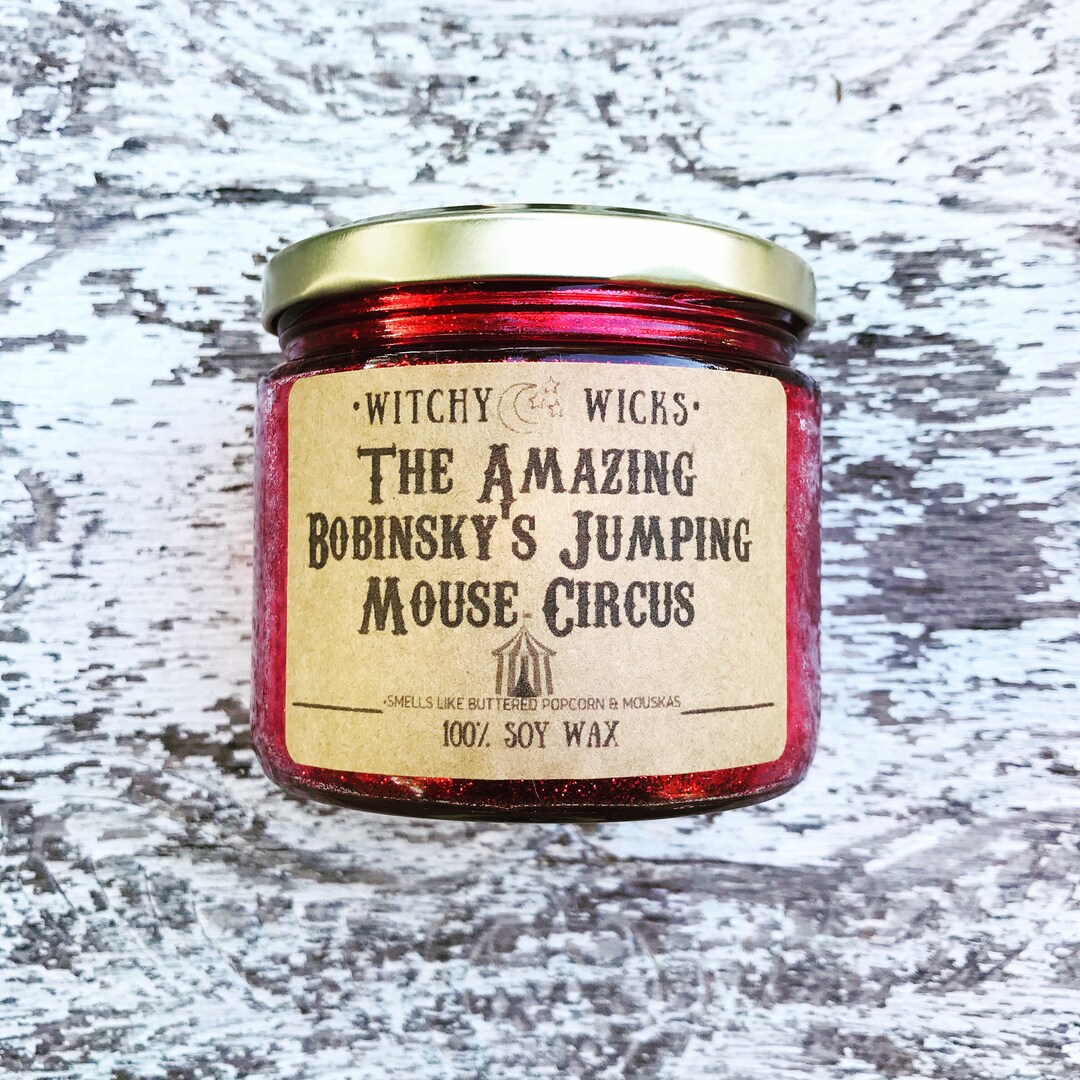The Amazing Bobinsky's Jumping Mouse Circus 100% Soy Wax Candle - Etsy