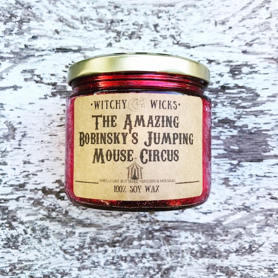 The Amazing Bobinsky's Jumping Mouse Circus 100% Soy Wax | Etsy
