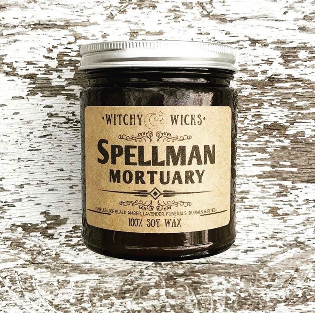 Spellman Mortuary 100 Soy Wax Candle - Etsy