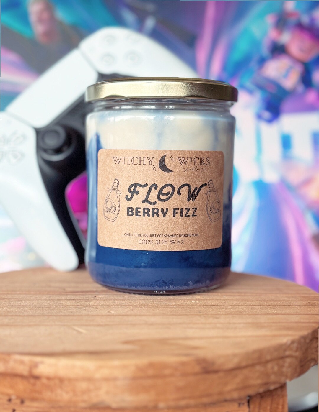 Flow Berry Fizz 100% Soy Wax Candle - Etsy