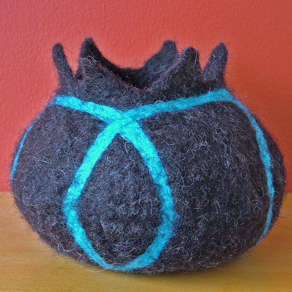 PDF Download Tutorial How to Make a Felt Vessel Bowl Instructions - Etsy