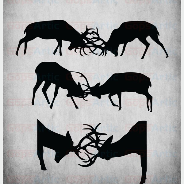 Deer Dxf File - Etsy