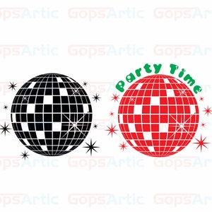 Disco Ball-svg,dxf,eps,png Files - Etsy