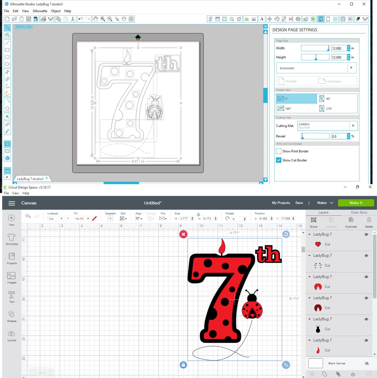 Ladybug Plus Numbers-svgdxfpng Files | Etsy