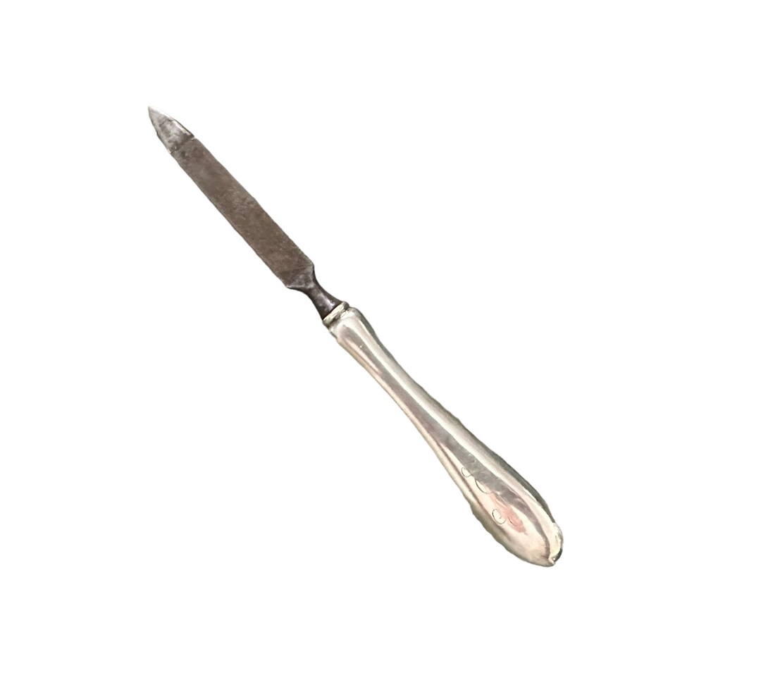 6" Antique Victorian Sterling Silver Nail File - Etsy