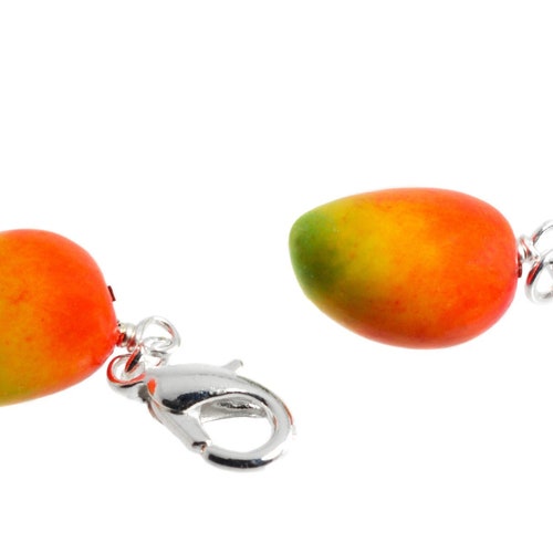 Elote or Mango Con Chile Charm Necklace Clay Charm Miniature - Etsy
