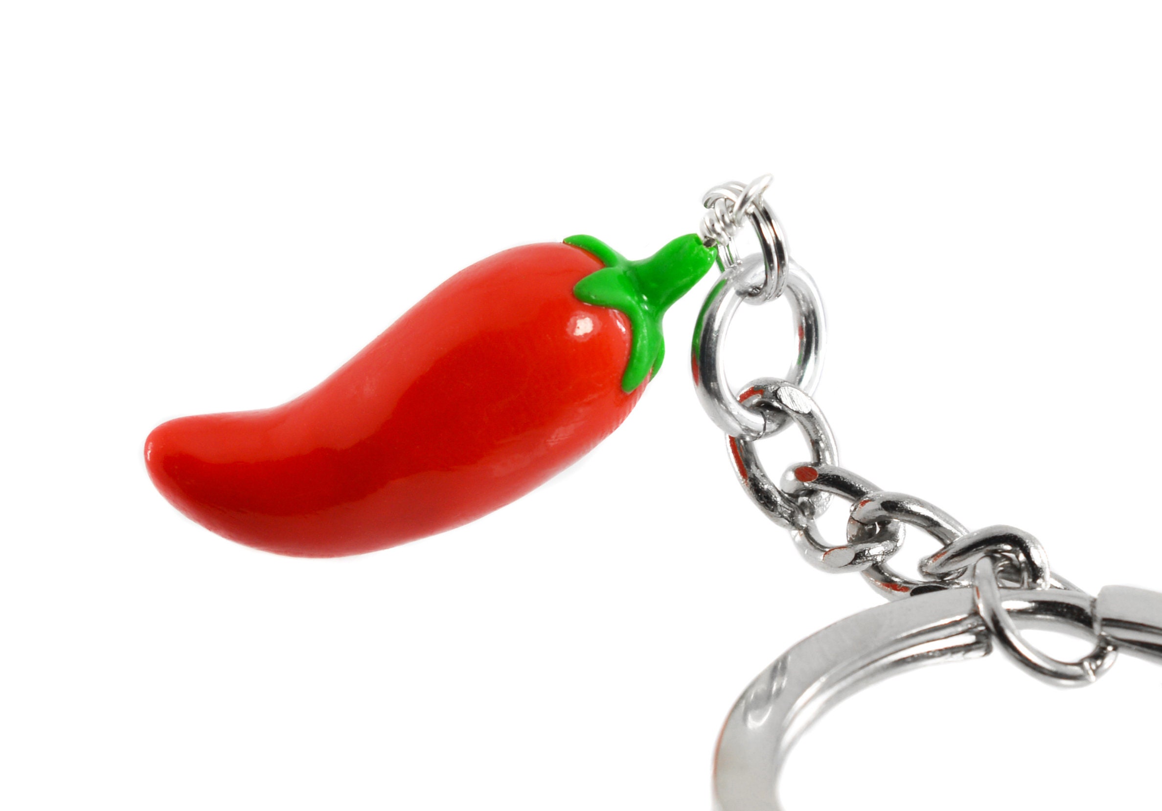 Chili Pepper Keychain - Etsy
