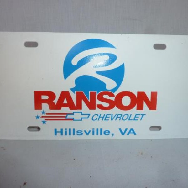 Chevrolet Front License Plate - Etsy