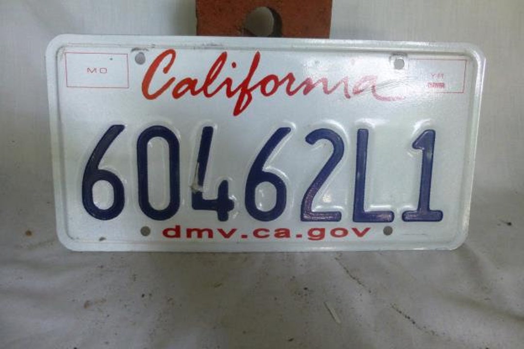 California License Plate Surfer Decor or Birdhouse Roof - Etsy