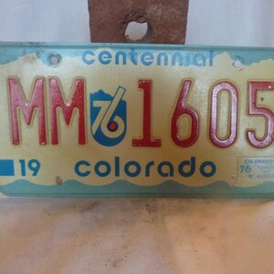 Colorado 1976 Bicentennial License Plate Nice - Etsy