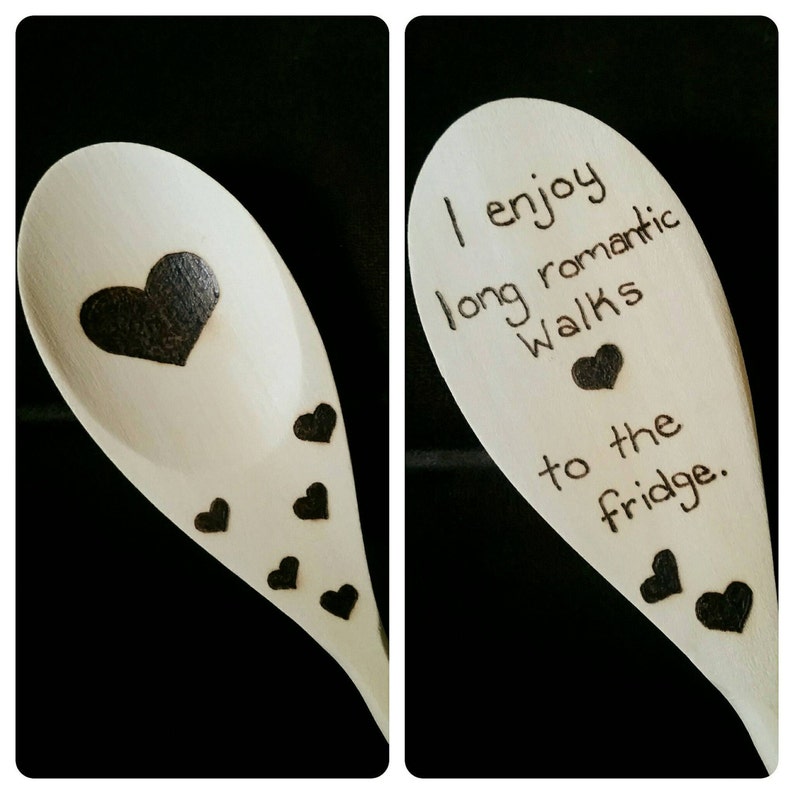 I Enjoy Long Romantic Walks to the Fridge Wooden Spoon - Etsy Canada
