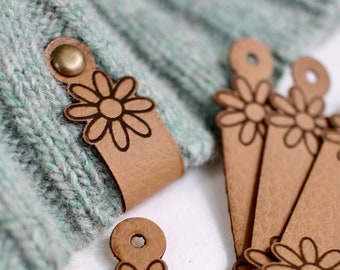 Handmade With Love Tags for Knits and Crochet With Rivets 2.5x0.75 Set ...