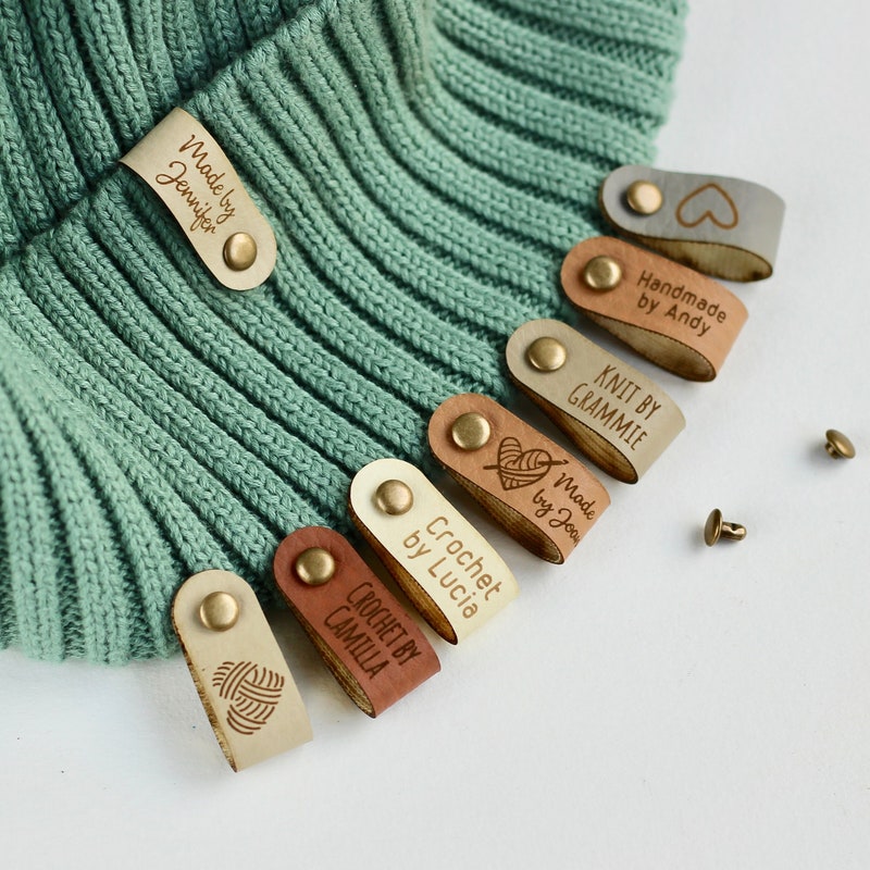 Custom Leather Label - Etsy