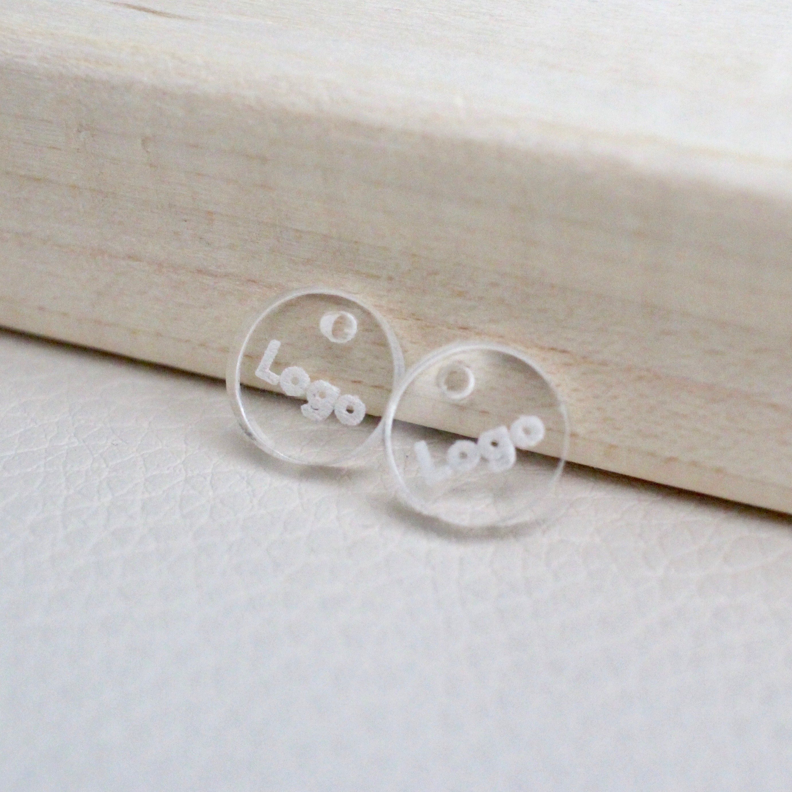 Clear Acrylic Tags With Personalized Logo Tags With Custom - Etsy