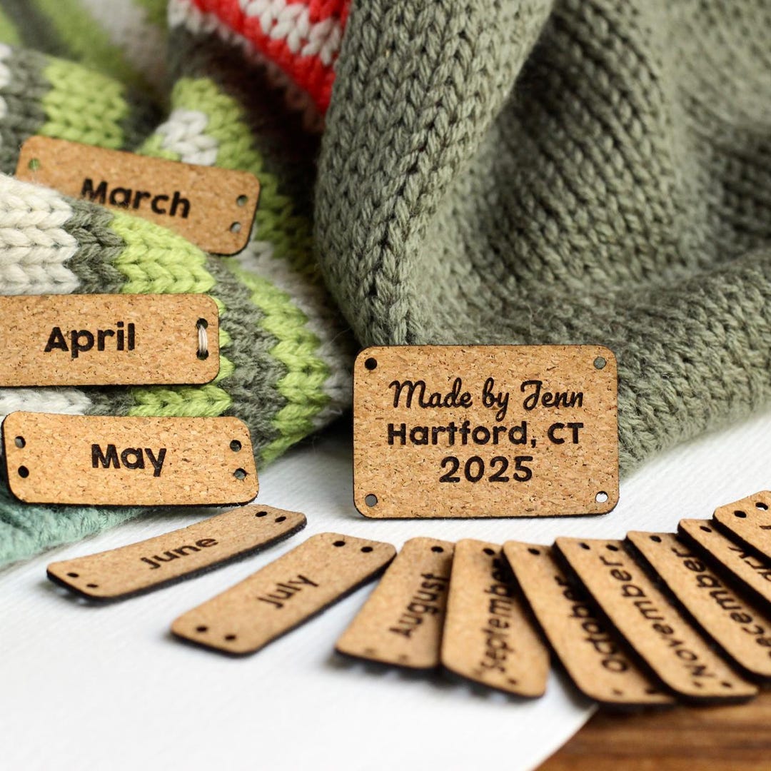 Temperature Blanket Tags - Months and Location for Temperature Blankets ...