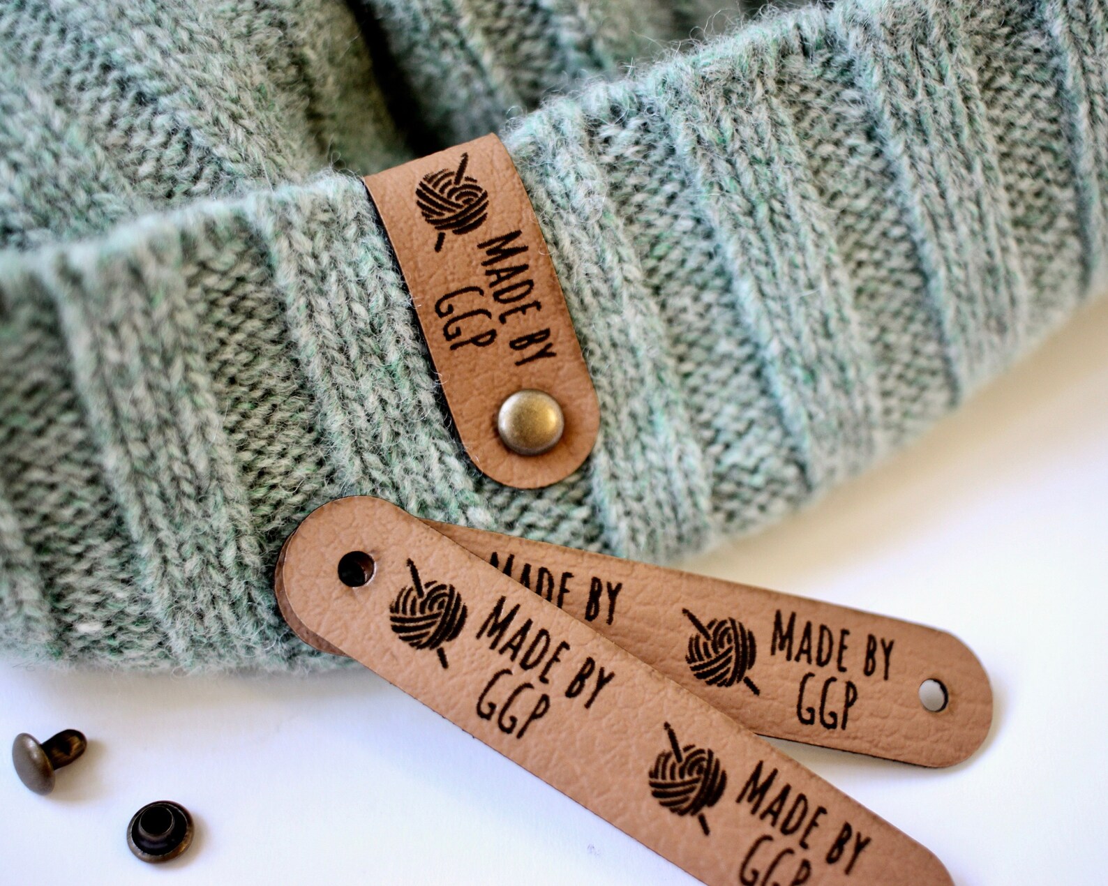 Custom Labels for Crochet and Knitting Projects Beanies - Etsy