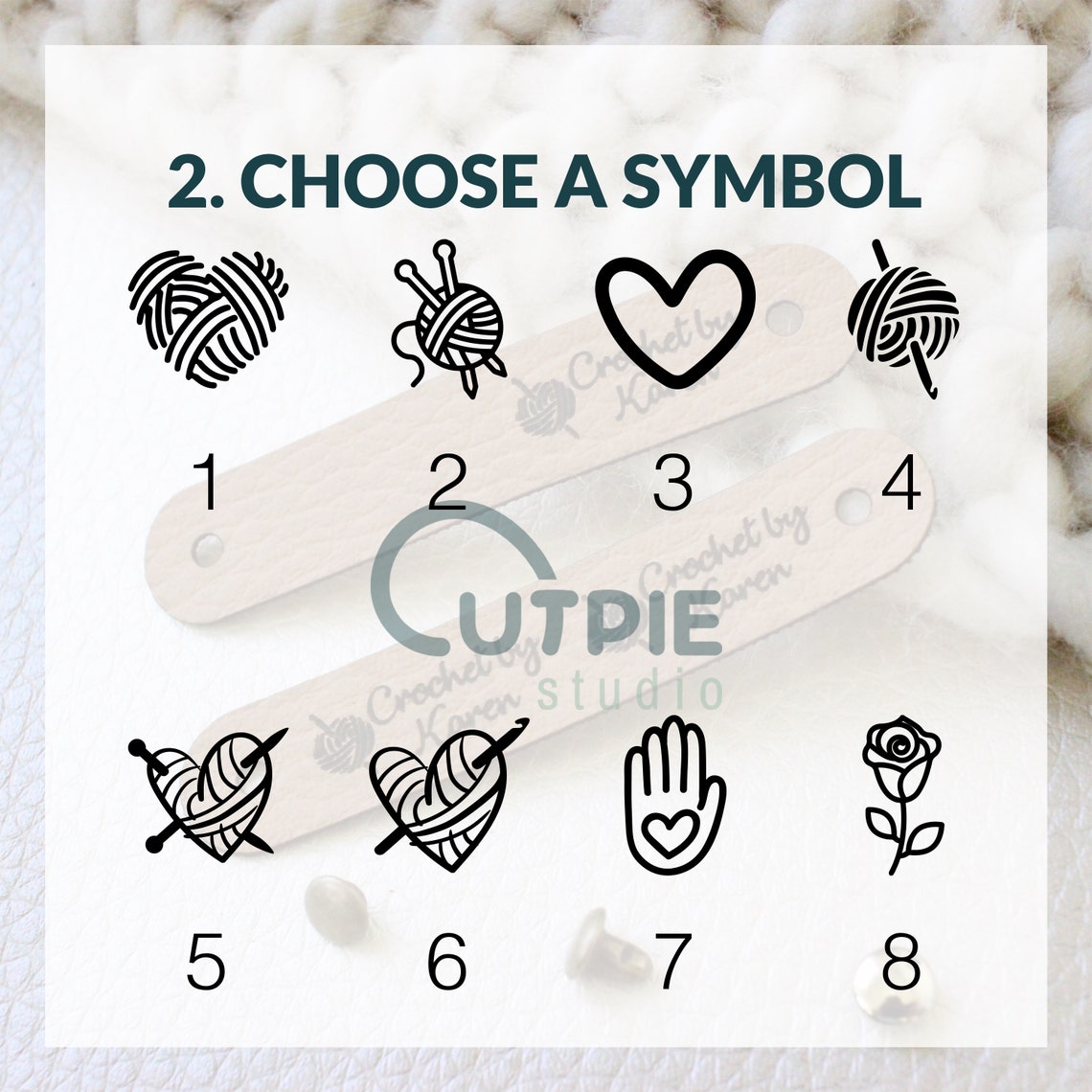 Custom Labels for Crochet and Knitting Projects Beanies - Etsy