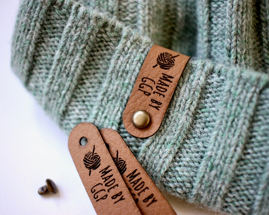 Custom Labels for Crochet and Knitting Projects Beanies - Etsy