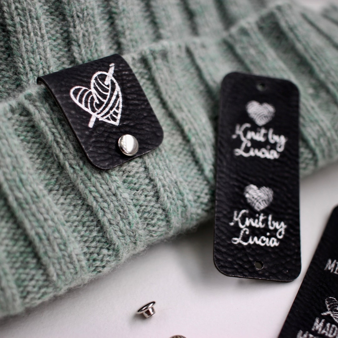 Custom Black and Silver Tags for Handmade Items, Size 2.5x1 Inches With ...