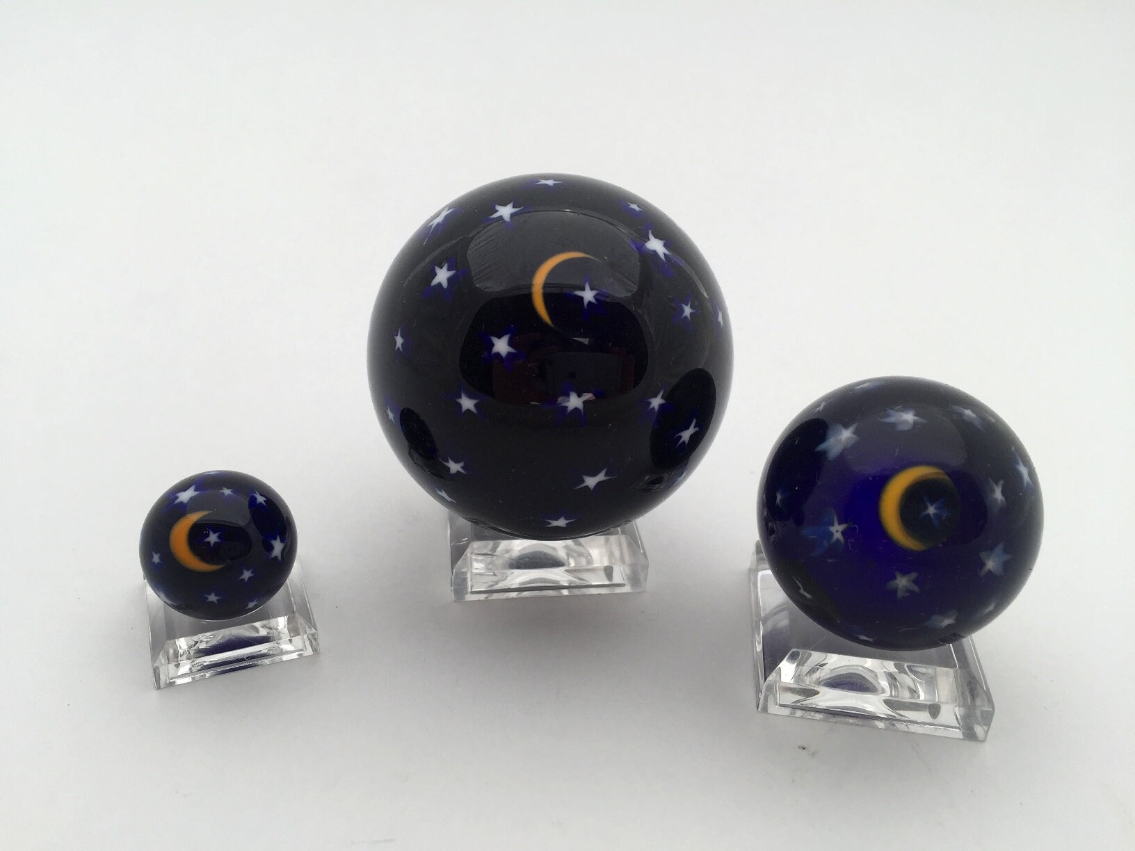 Moon and Star Marble - Etsy