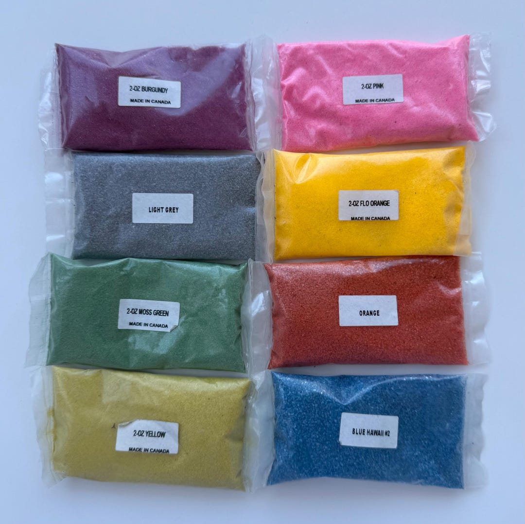 Colored Sand-1 Lb Assorted Sand-terrarium Sand-floral Sand-unity ...