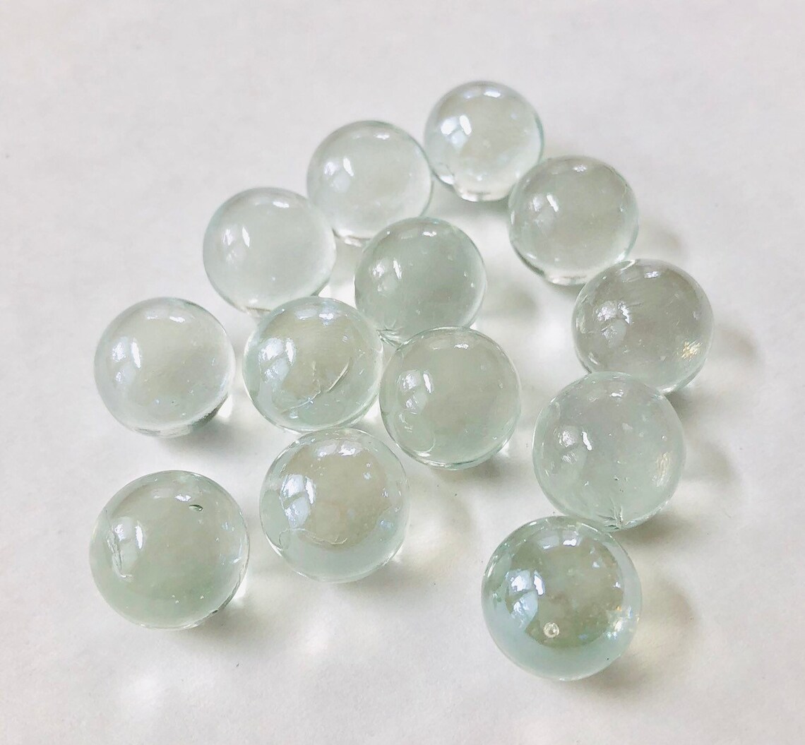 Marbles-lot of 4-approximately 15-16mm-tiny Glass Marbles-aqua - Etsy