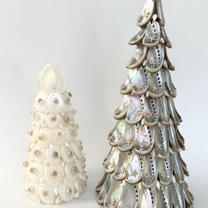 Shell Christmas Tree-beach Decor-nautical Decor-coastal Decor-christmas ...