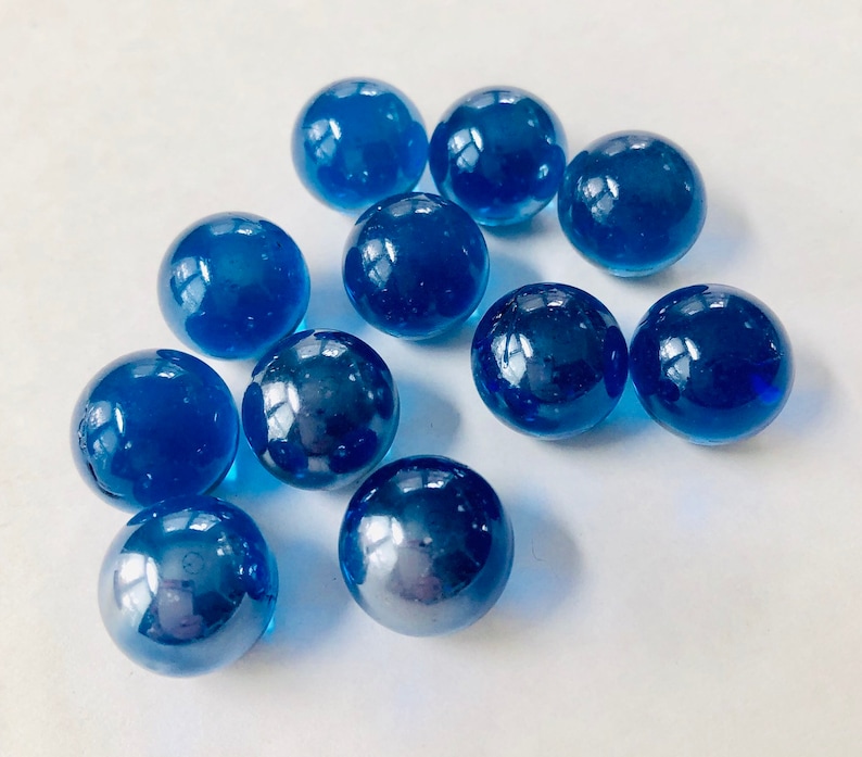 Marbles-lot of 4-approximately 15-16mm-tiny Glass Marbles-aqua - Etsy