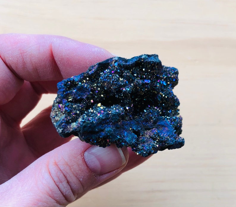 Aura Geode-Rainbow Geode-Rainbow Crystal-Titanium Aura | Etsy