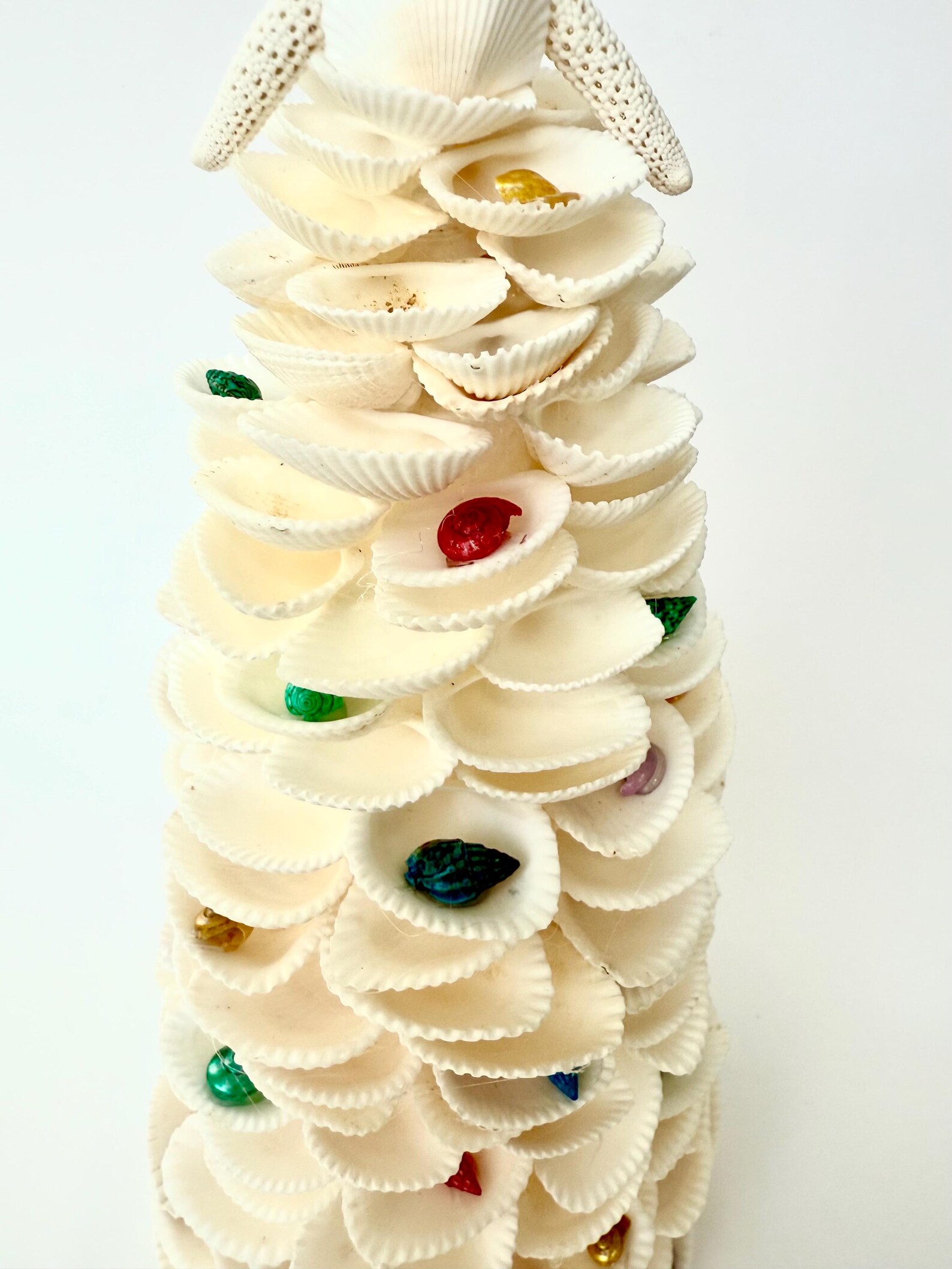 Seashell Christmas Tree-handmade Sea Shells Christmas Tree - Etsy