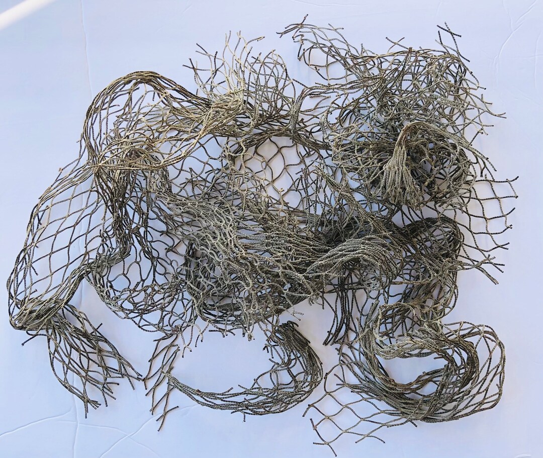 Fish Net Remnants-random Fish Net Pieces-fish Net Cut Pieces-fish Net ...
