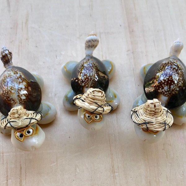 Sea Turtle Made From Seashells - Etsy