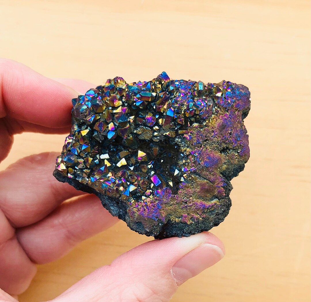 Aura Geode-rainbow Geode-rainbow Crystal-titanium Aura Crystal-rainbow ...