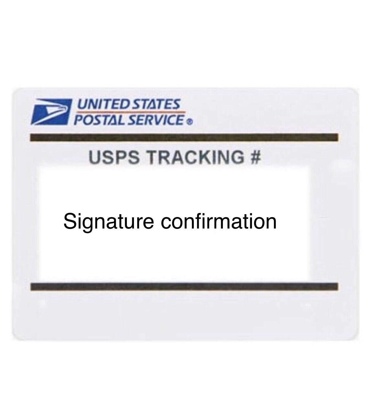 Signature Confirmation - Etsy