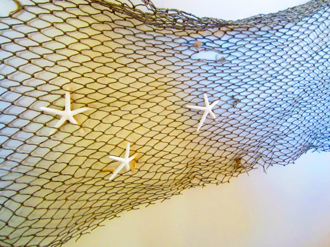 Fish Net 3x5 ft-Vintage Fish Net-Fish Netting-Nautical | Etsy