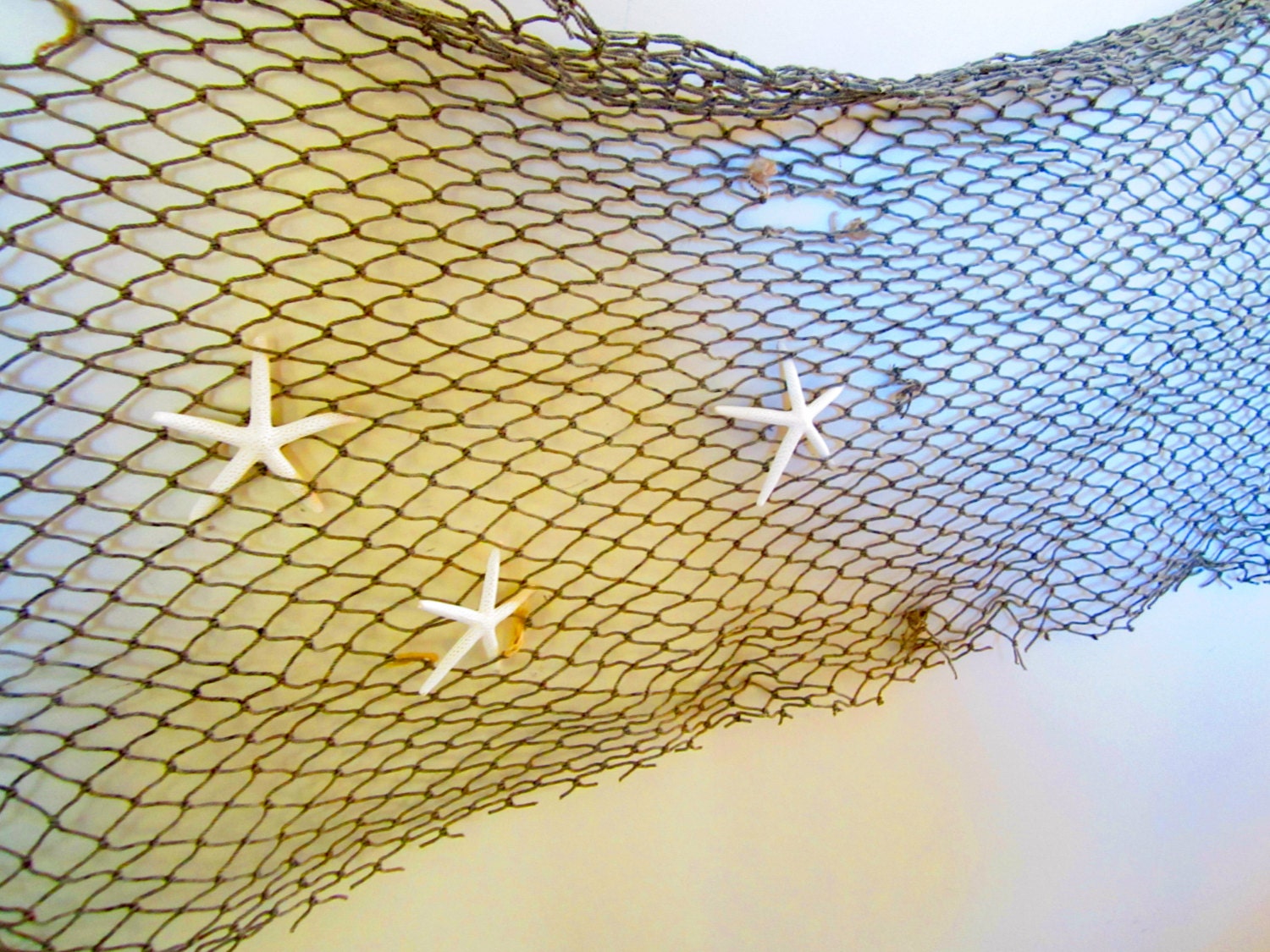 Fish Net 3x5 ft-Vintage Fish Net-Fish Netting-Nautical | Etsy