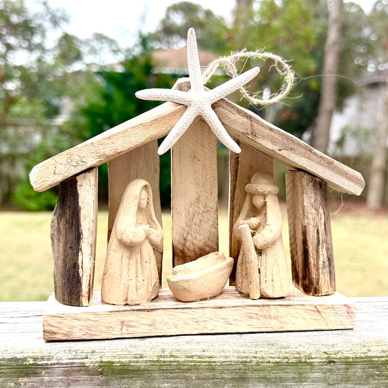 Wooden Nativity - Etsy
