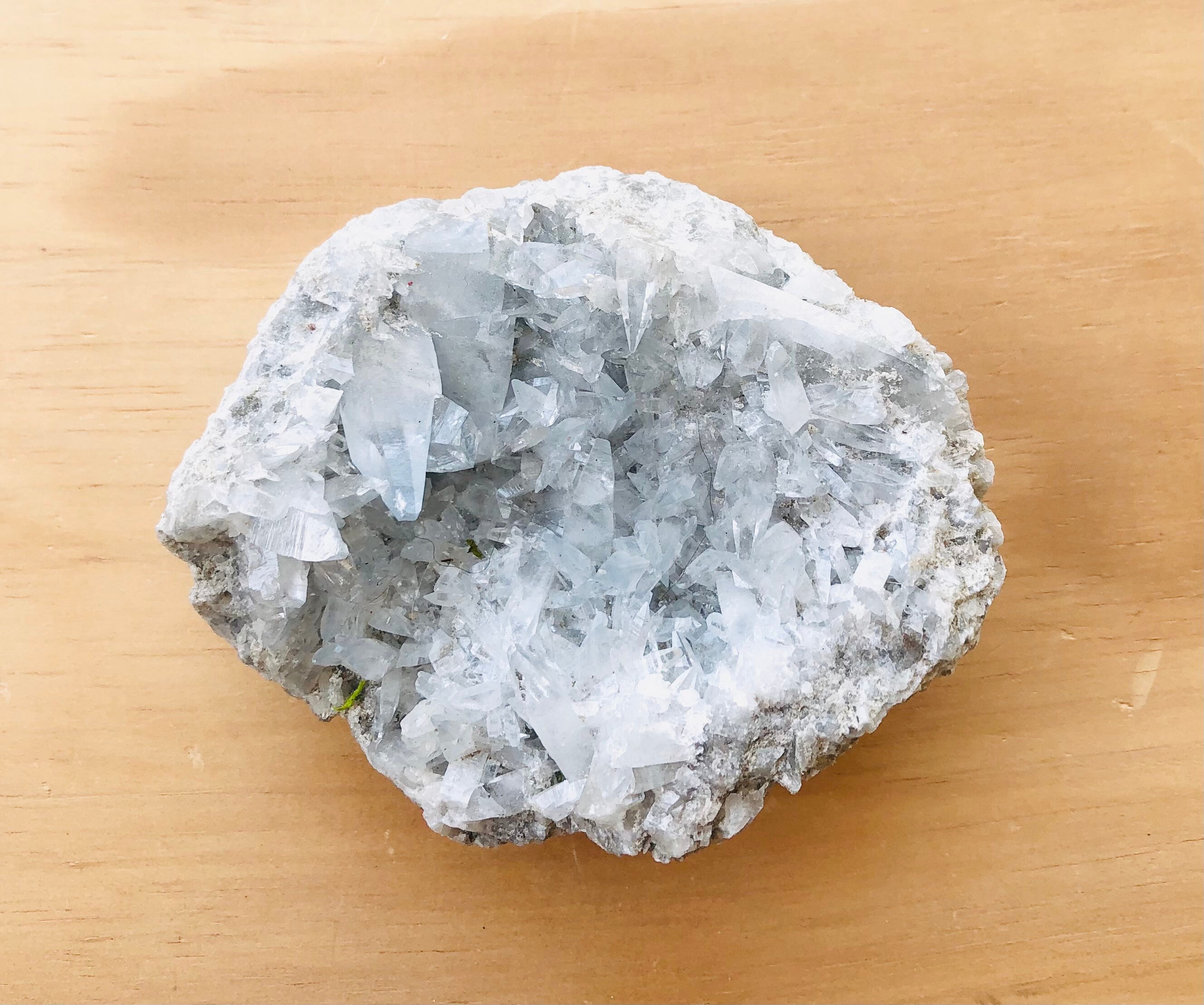 Celestine Crystal-natural Crystals-celestine-celestine Cluster - Etsy India