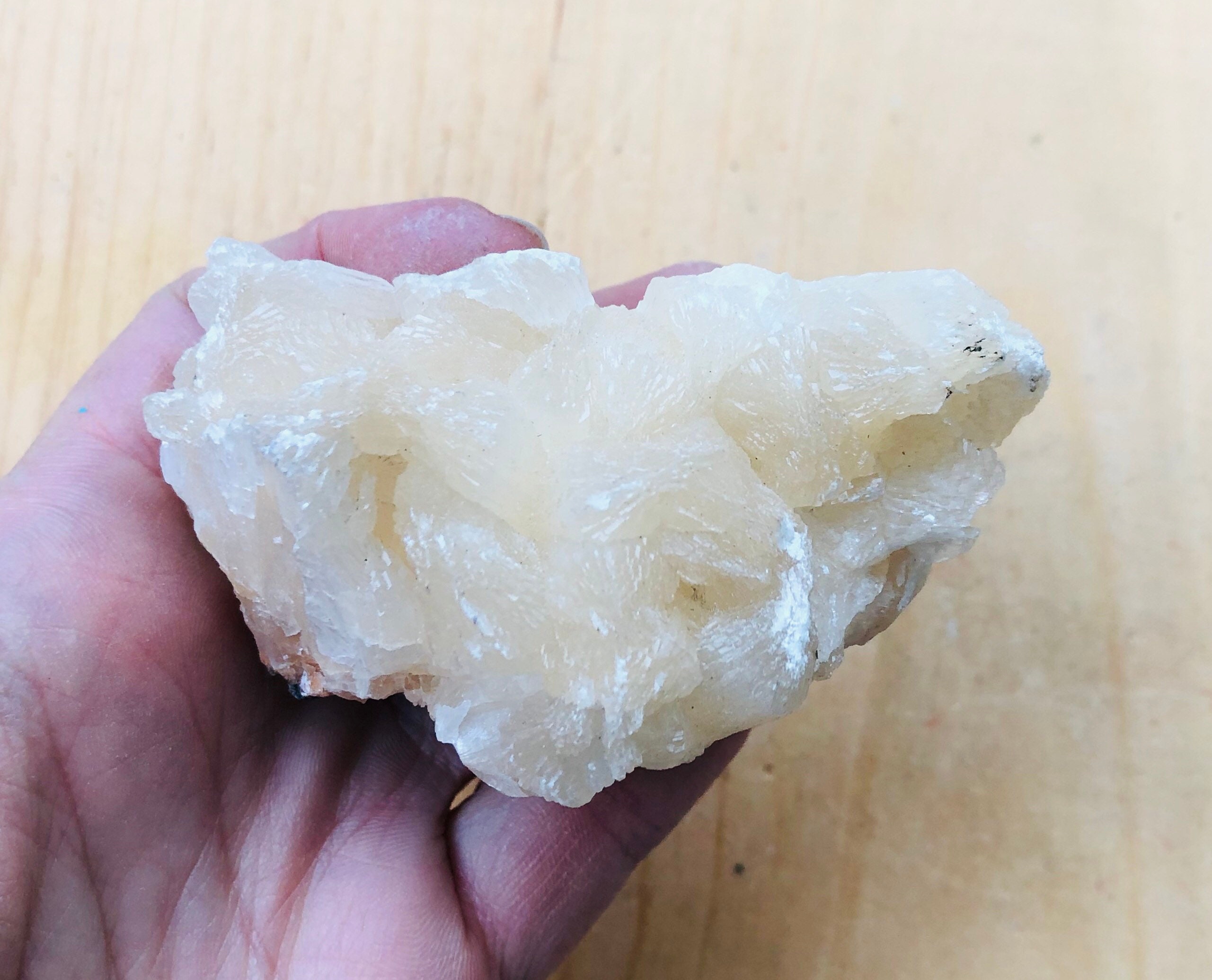 Rocks & Geodes Home & Living Zeolite Stilbite Zeolite Cluster Mineral ...