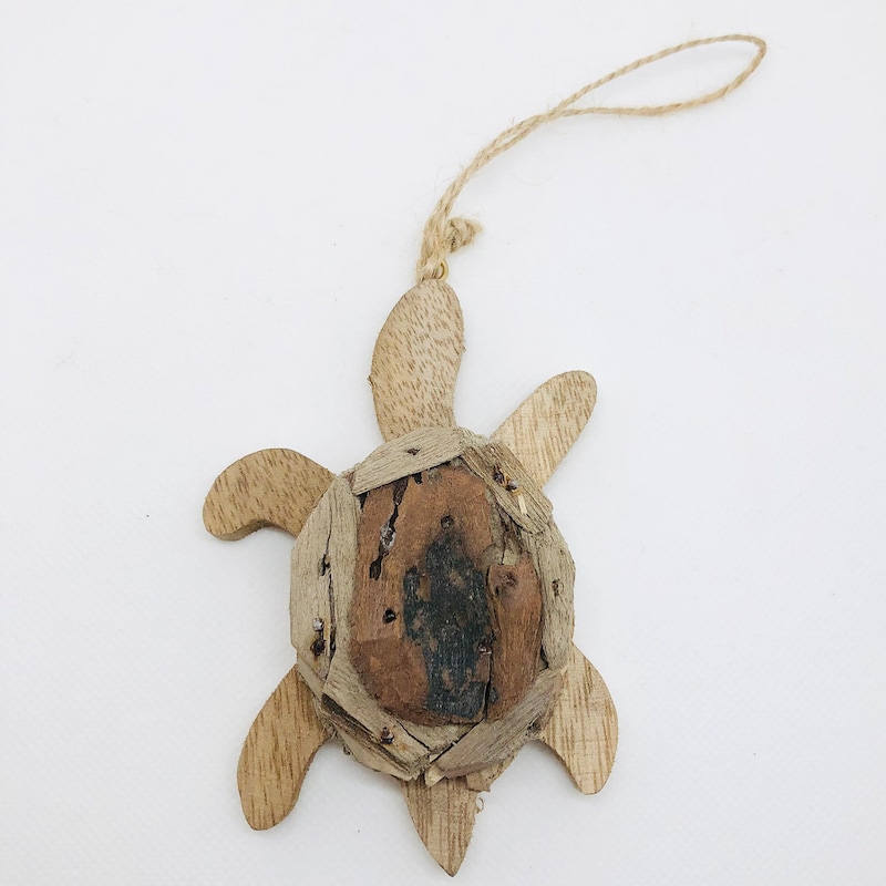 Driftwood Turtle Decor - Etsy