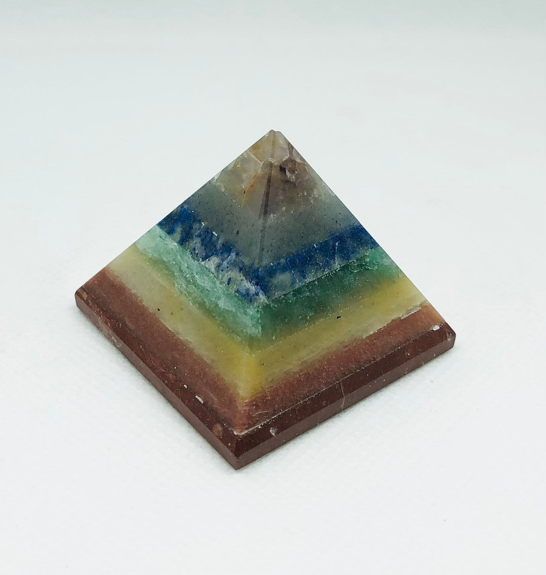 Chakra Pyramid-seven Chakra Pyramid-chakra Crystals-meditation-layered ...
