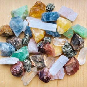 Rough Natural Crystals-natural Stones-crystal Mix-rough Crystals Bulk ...