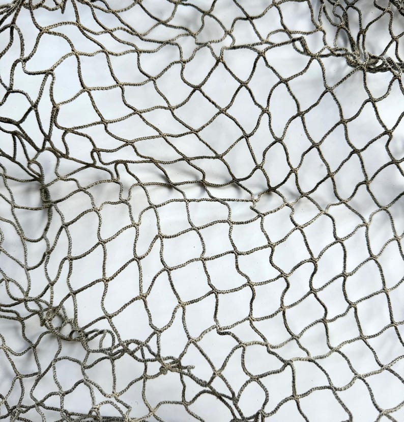 Vintage Brown Fish Net, Maritime Coastal Decor (5x10 Ft) - Etsy