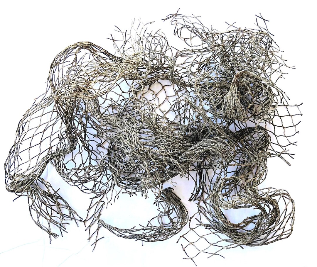 Fish Net Remnants-random Fish Net Pieces-fish Net Cut Pieces-fish Net ...