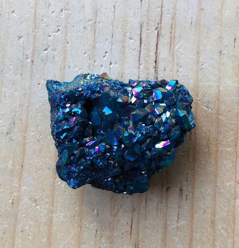 Aura Geode-Rainbow Geode-Rainbow Crystal-Titanium Aura | Etsy