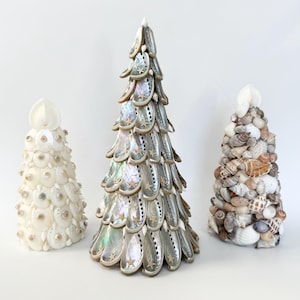 Shell Christmas Tree-beach Decor-nautical Decor-coastal Decor-christmas ...